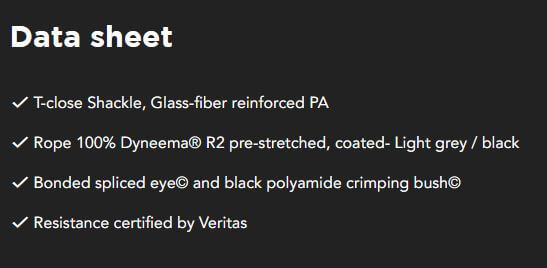 Jib Sail Snap Hook - MF3 - 500kg and 60mm Length - Nodus Factory ...