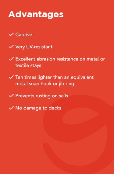 Jib Sail Snap Hook - MF3 - 500kg and 60mm Length - Nodus Factory ...