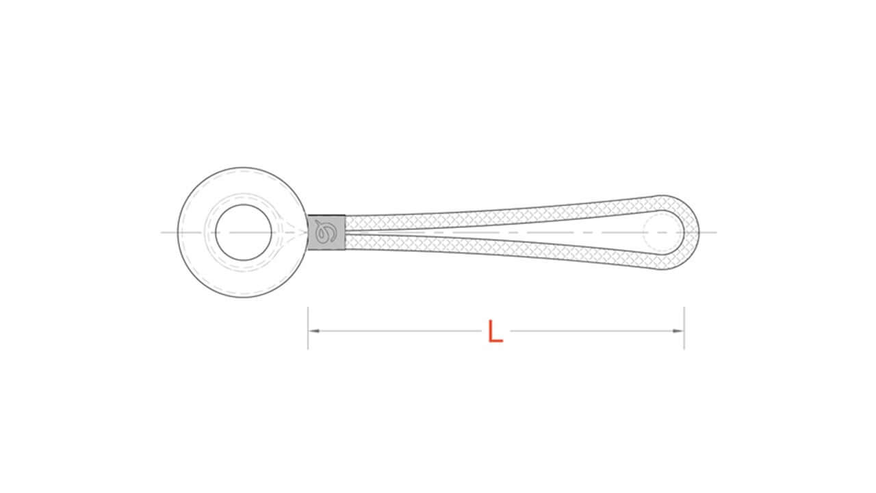 Loop and Ring « Textile Strop with Ring » (Static Open Ring) - Nod ...